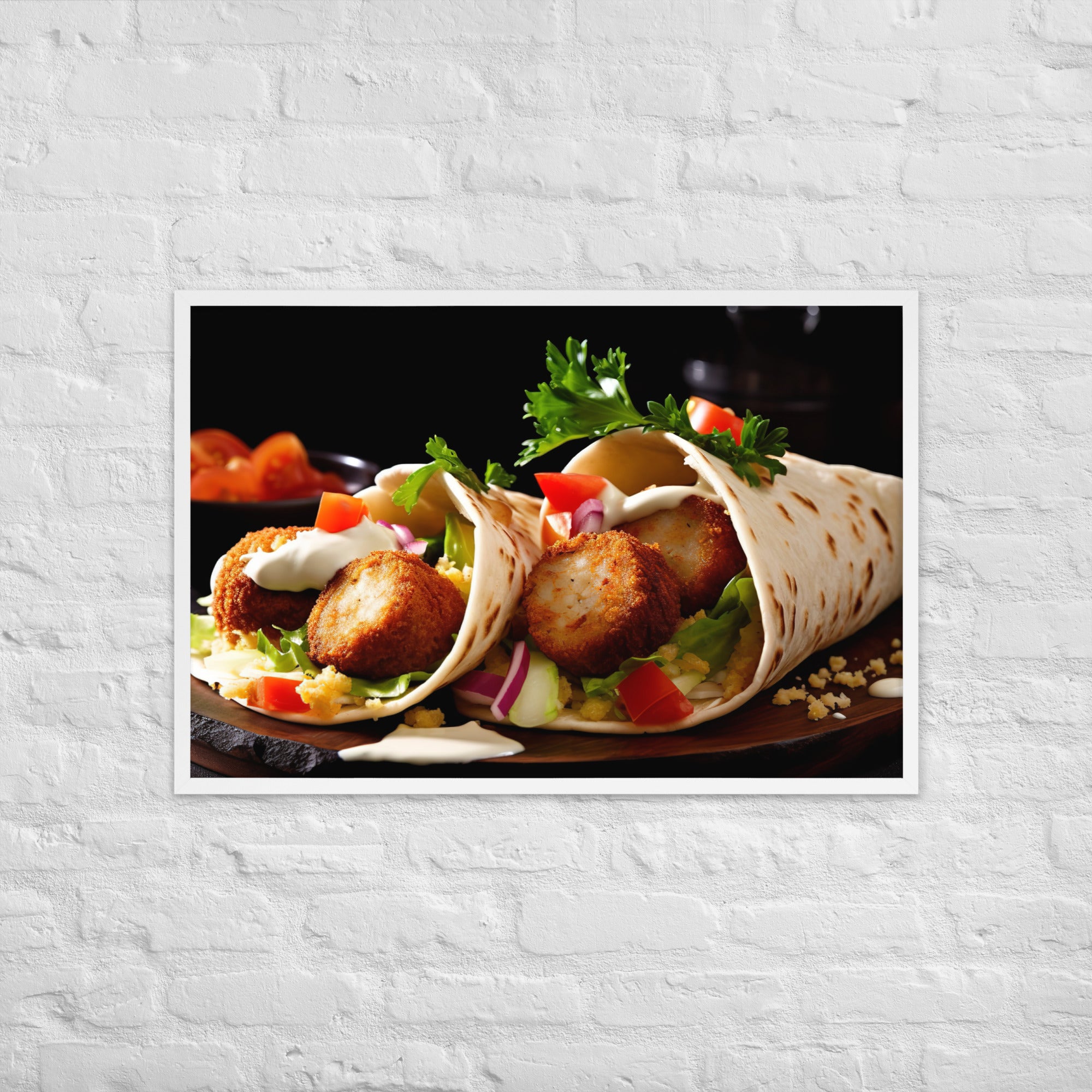 Classic Falafel Framed poster 🤤 from Yumify.AI